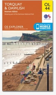 Wandelkaart - Topografische kaart OL44 OS Explorer Map Torquay ...