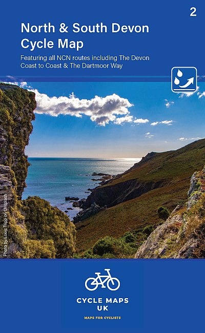 Fietskaart 02 Cycle Maps UK North and South Devon | Cordee ...