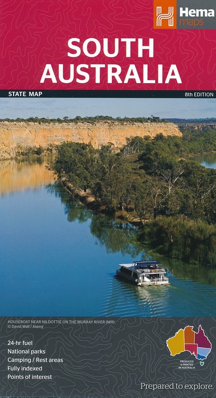 Wegenkaart - landkaart South Australia state map | Hema Maps ...