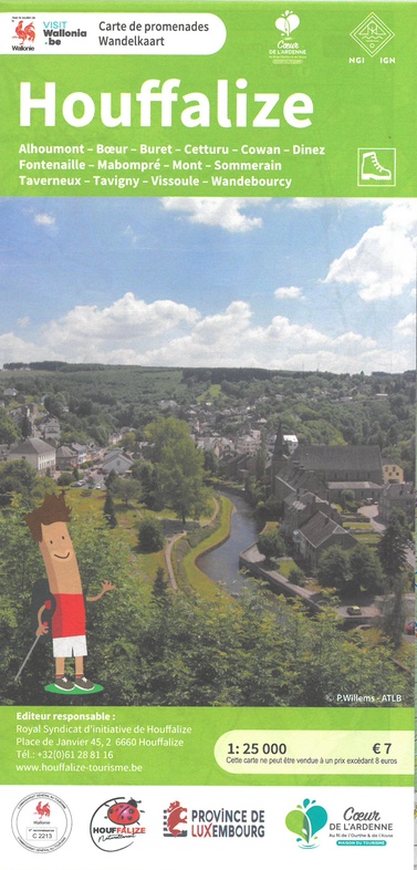 Wandelkaart 91 Houffalize | NGI - Nationaal Geografisch Instituut ...
