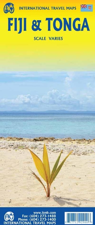 Wegenkaart - landkaart Fiji & Tonga | ITMB | 9781771292900 ...