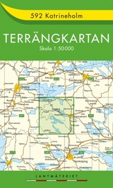 Wandelkaart - Topografische kaart 592 Terrängkartan Katrineholm ...