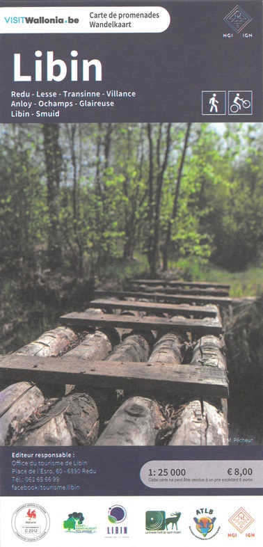 Wandelkaart 107 Libin | NGI - Nationaal Geografisch Instituut | 9789462356375 | Reisboekwinkel ...