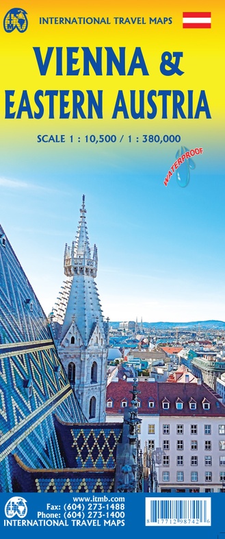 Stadsplattegrond - Wegenkaart - landkaart Eastern Austria & Vienna ...