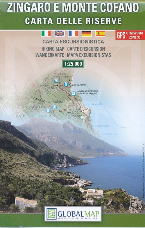 Wandelkaart Zingaro e monte Cofano | Global Map | 9788879145084 ...
