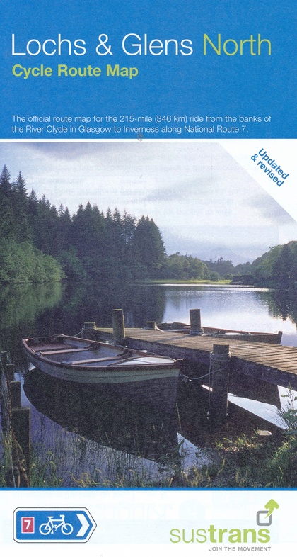 Fietskaart Cycle Route Map Lochs & Glens North | Sustrans ...