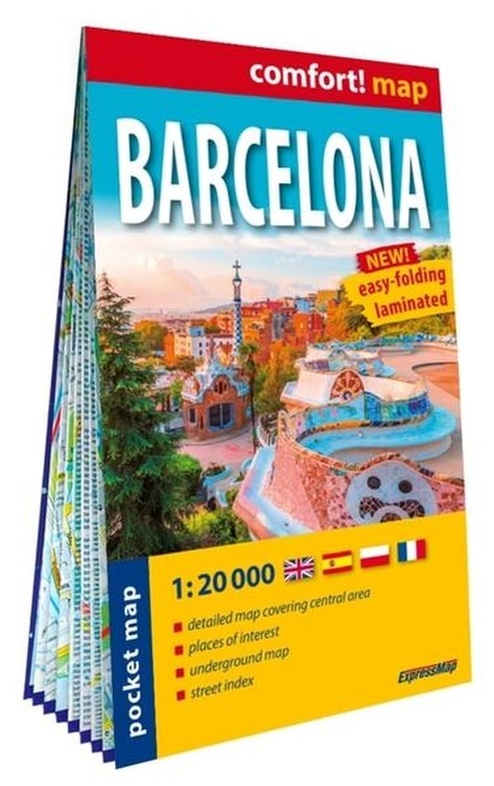 Stadsplattegrond Barcelona mini | ExpressMap | 9788383554143 | Reisboekwinkel De Zwerver