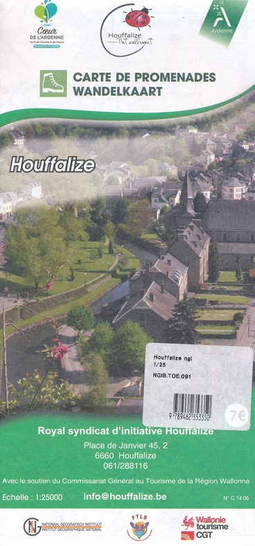Wandelkaart 91 Houffalize | NGI - Nationaal Geografisch Instituut ...