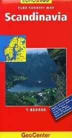 Landkaart - Wegenkaart Scandinavia - Scandinavië | Euromap Geocenter ...