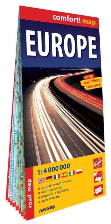 Wegenkaart - landkaart Europa | ExpressMap | 9788383553559 | Reisboekwinkel De Zwerver