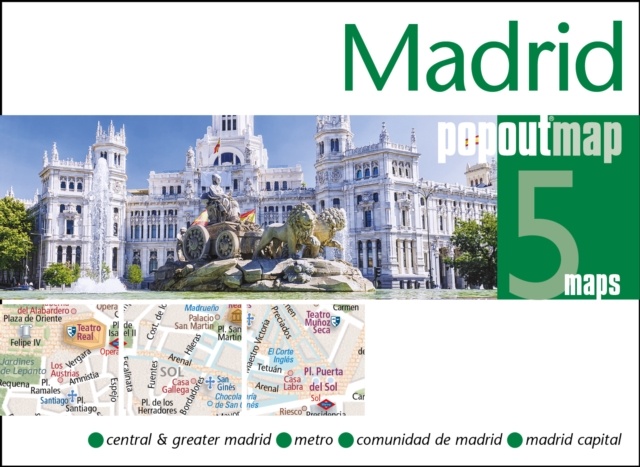 Stadsplattegrond Popout Map Madrid | Compass Maps | 9781914515675 ...