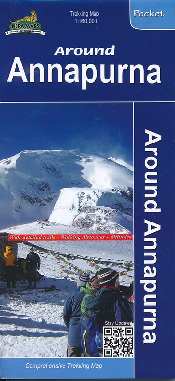 Wandelkaart Around Annapurna - the Annapurna trail | Himalayan Maphouse | 0421790395013 ...