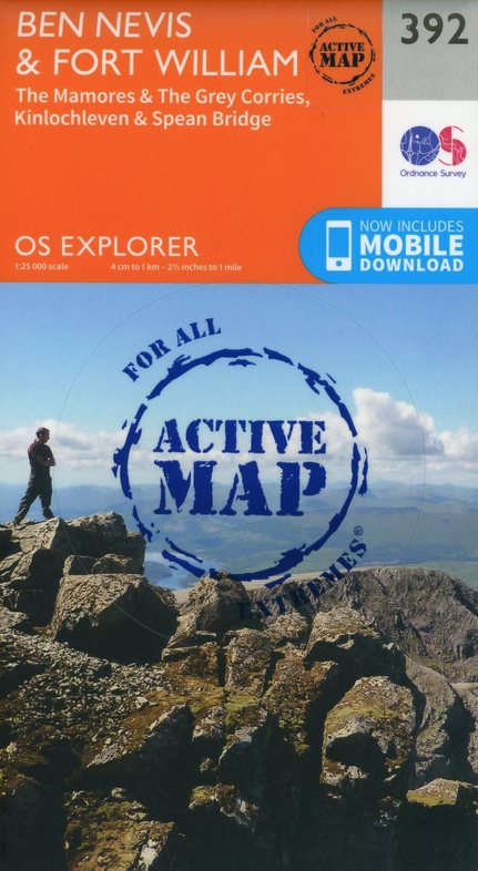 Wandelkaart - Topografische kaart 392 OS Explorer Map | Active Ben ...