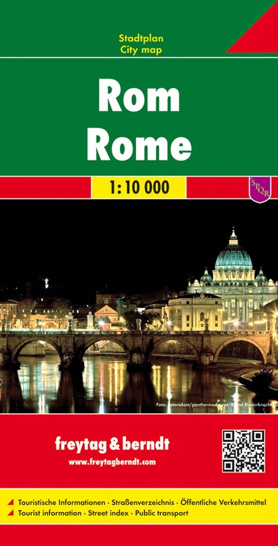 Stadsplattegrond Rome | Freytag & Berndt | 9783707907186 ...
