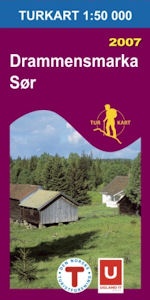 Wandelkaart 2247 Turkart Drammensmarka Sør Zuid | Nordeca ...