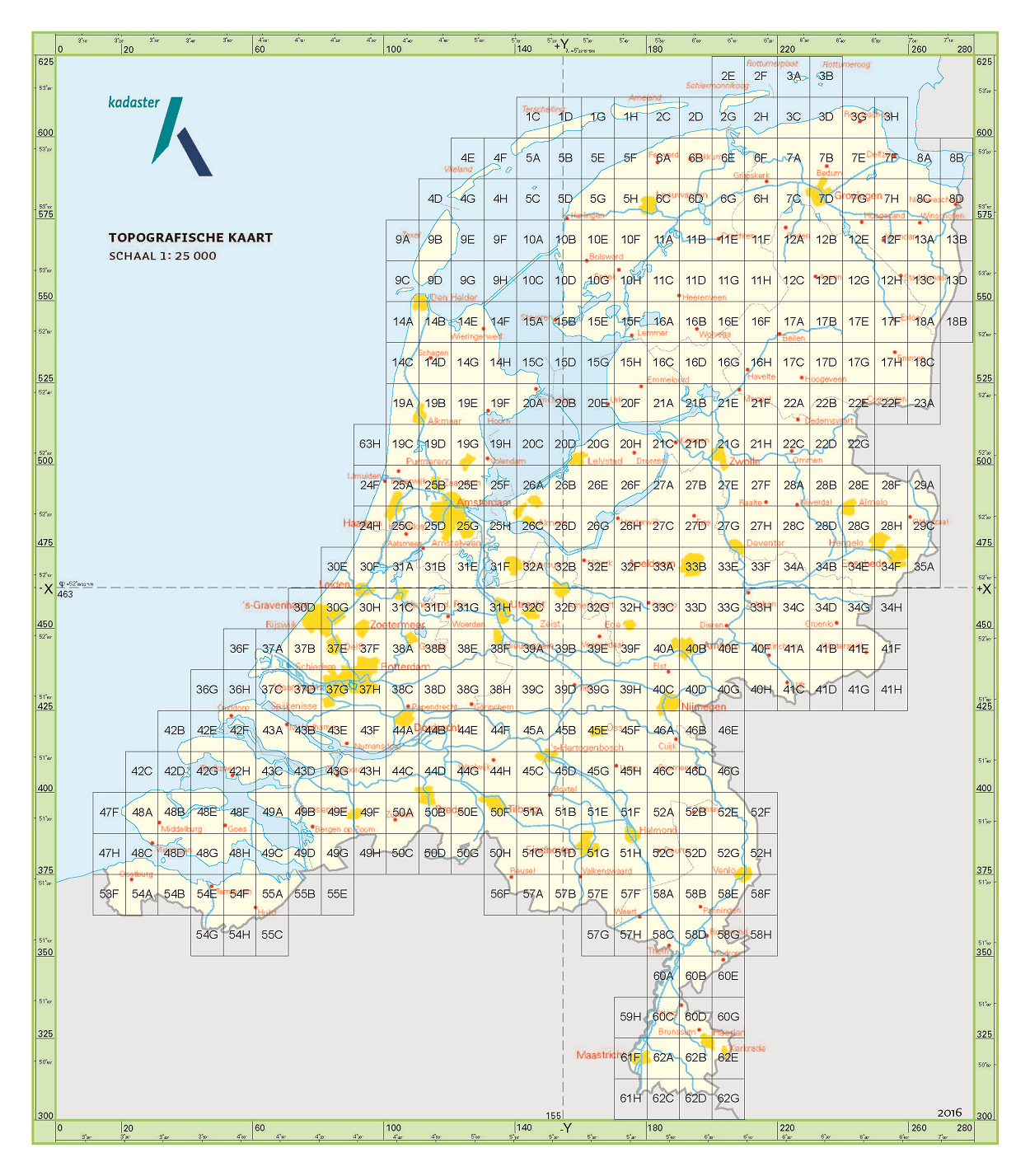 Topografische kaarten - Nederland | Reisboekwinkel De Zwerver