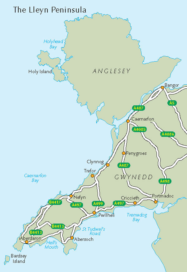 Wandelgids Lleyn Peninsula Coastal Path | Cicerone | 9781852844790 ...