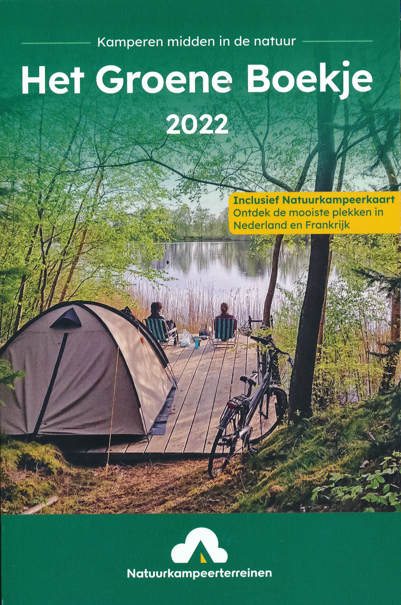 Campinggids Het Groene Boekje 2022 met Natuurkampeerkaart ...