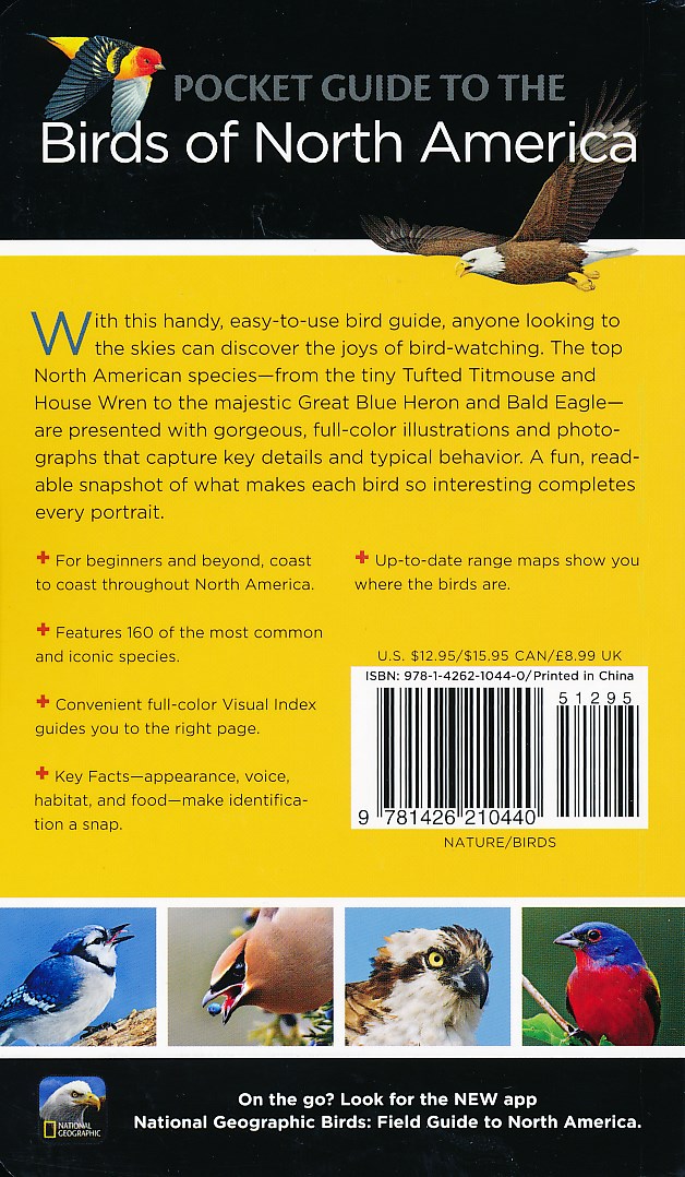 Vogelgids - Natuurgids Pocket Guide Birds of North America | National ...