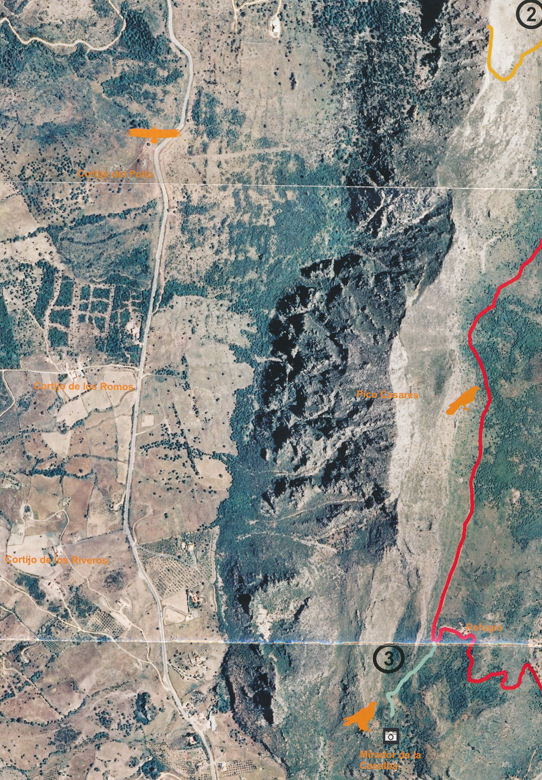 Wegenkaart - landkaart Sierra Crestellina - Sierra de la Utrera ...
