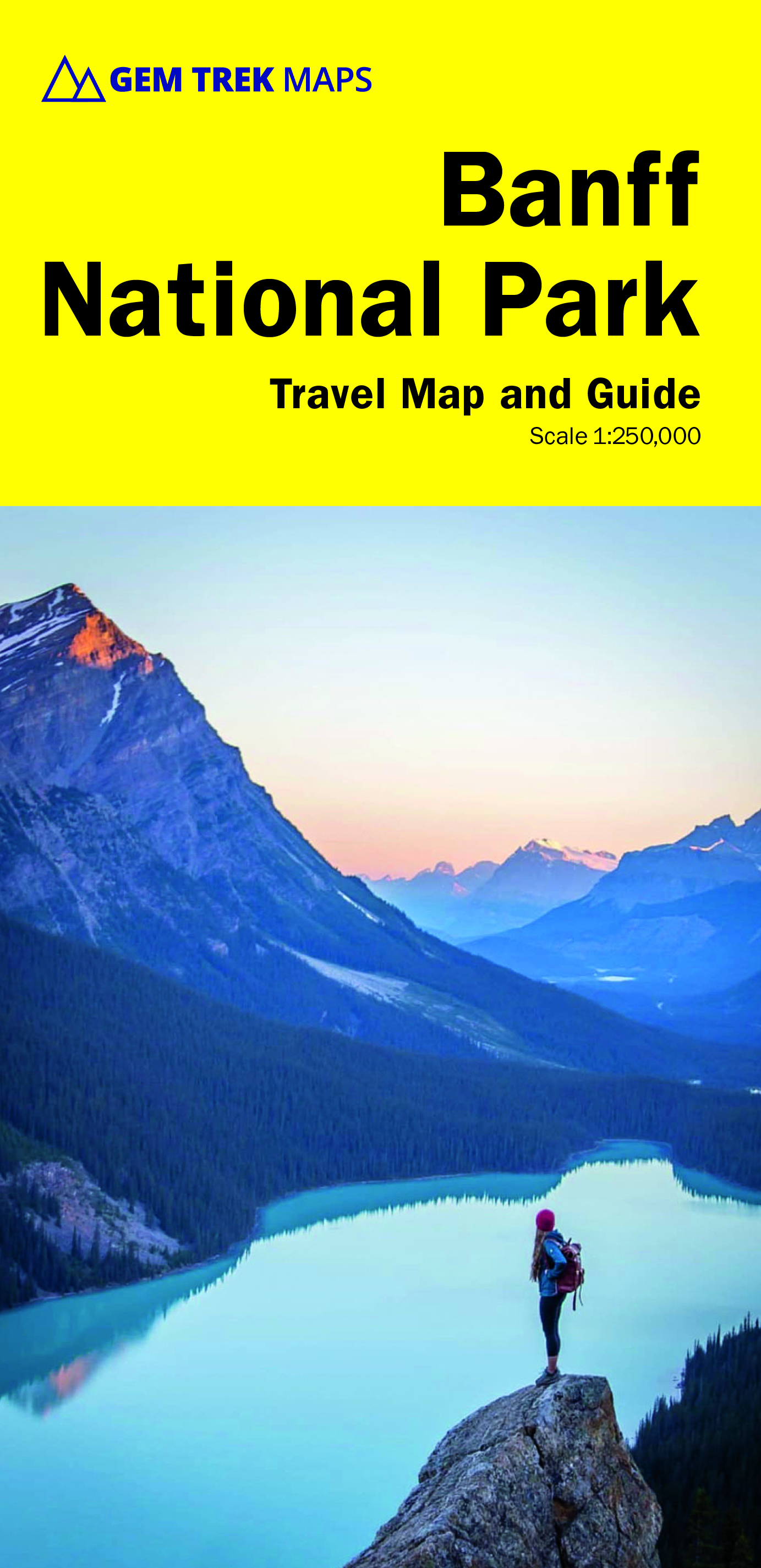 Wegenkaart - landkaart 01 Banff National Park | Gem Trek Maps ...