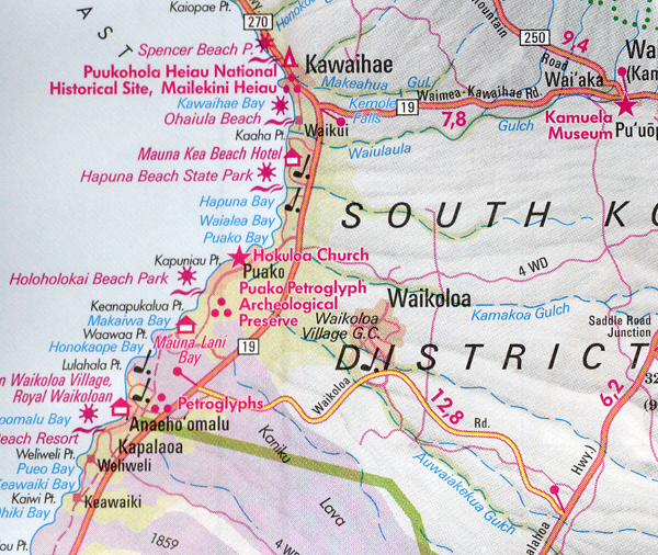 Wegenkaart - landkaart 4 Hawaii Hawaii - Big Island | Nelles Verlag ...