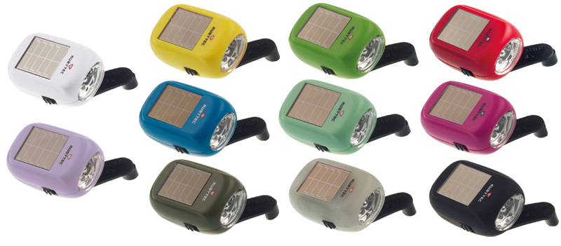 Zaklamp Kao Baby Swing Solar Flashlight Olijfgroen | Rubytec | 8717729774830 | Reisboekwinkel De ...