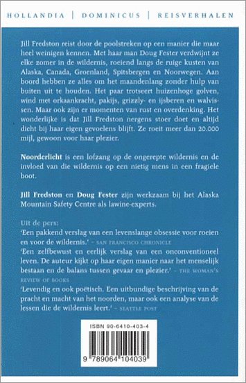 Reisverhaal - Opruiming Noorderlicht – Jill Fredston | Hollandia ...