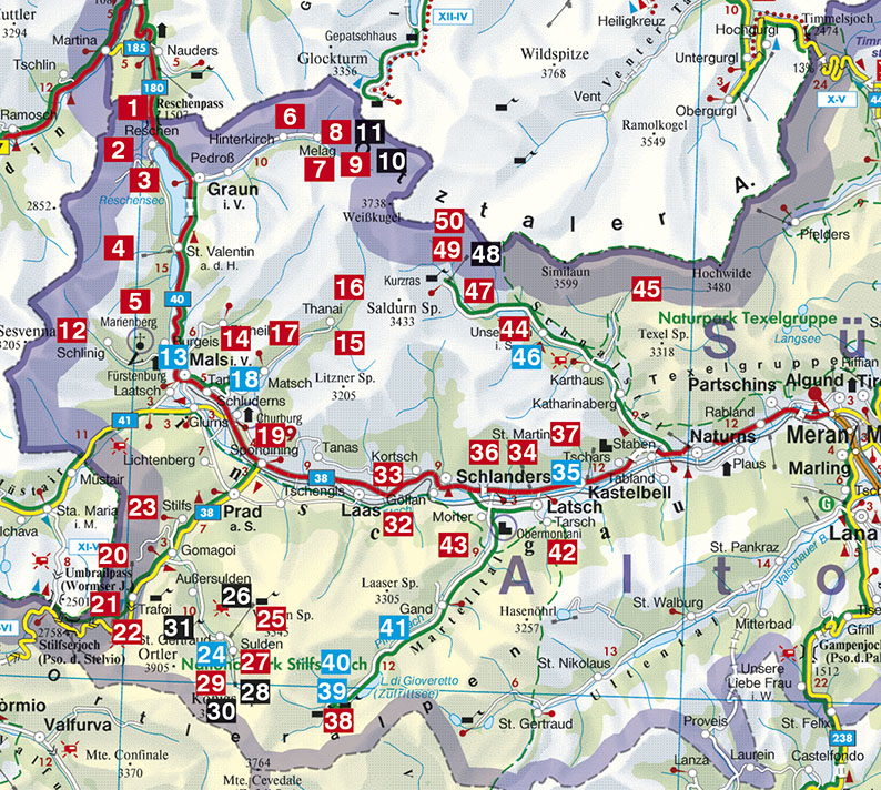 Wandelgids 99 Vinschgau: Reschenpass - Sulden - Martelltal - Schnalstal ...
