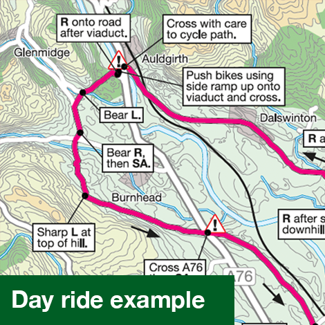 Fietskaart 35 Cycle Map North Cumbria & Dumfries | Sustrans ...