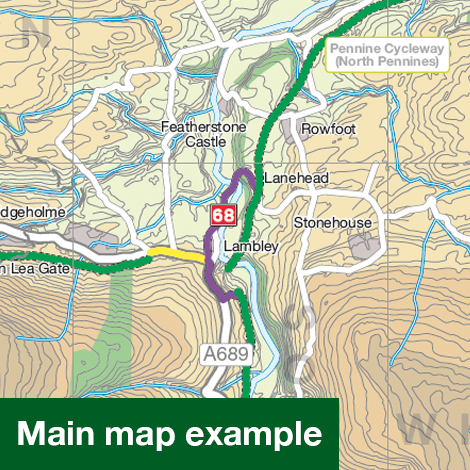 Fietskaart 35 Cycle Map North Cumbria & Dumfries | Sustrans ...