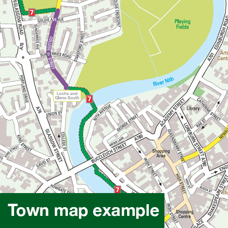Fietskaart 35 Cycle Map North Cumbria & Dumfries | Sustrans ...