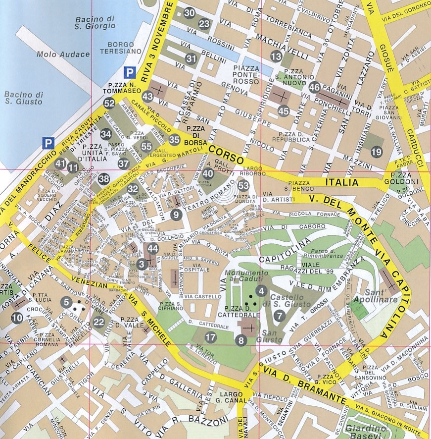 Cg Trieste Italia Mapa
