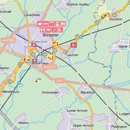 Fietskaart Cycle Map The Varsity Way | Sustrans | 9781910845417 ...
