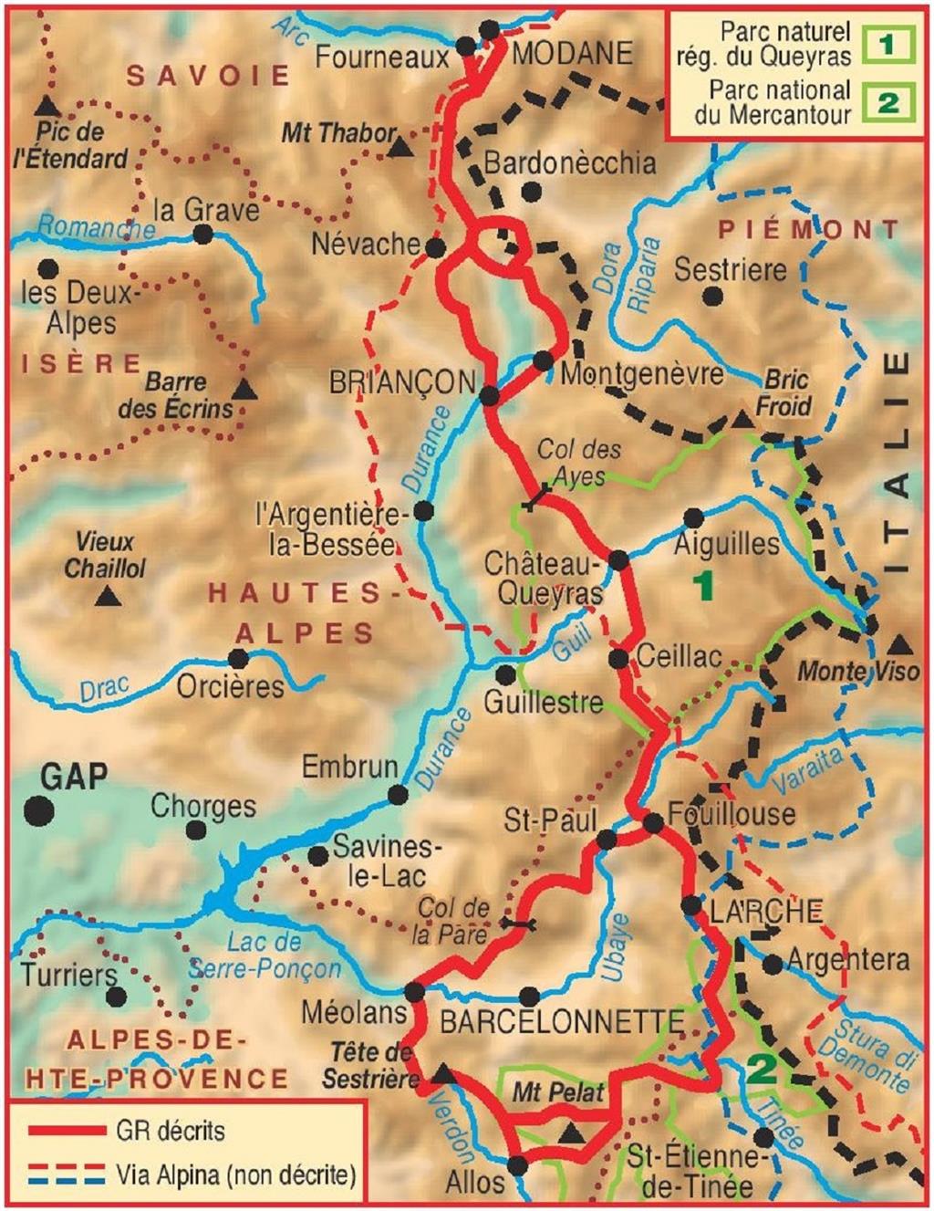 Wandelgids 531 Grande Randonnée GR5 La Traversée des Alpes - De la ...