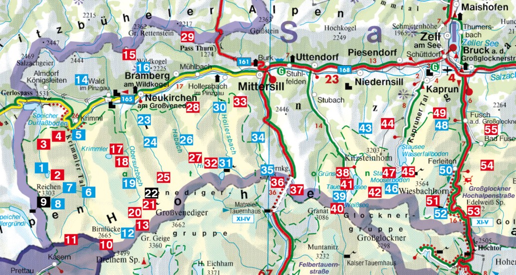 Wandelgids 92 Hohe Tauern National Park nord | Rother | 9783763341269 ...