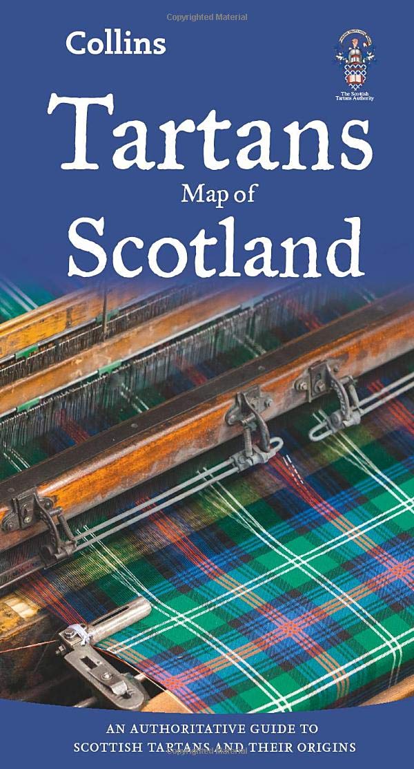 Historische Kaart Tartans Map of Scotland - clans van Schotland ...