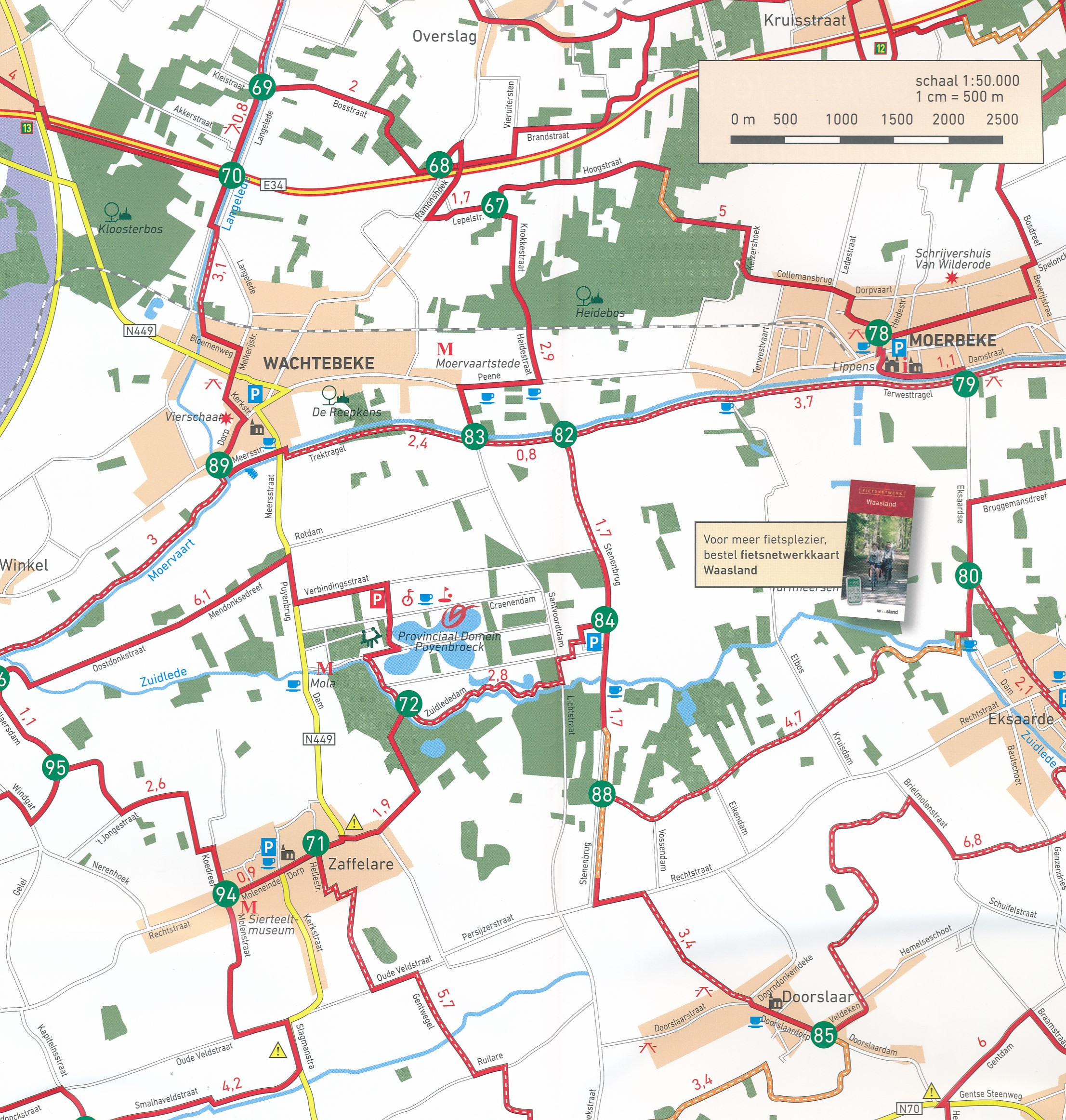 Fietskaart Gent en omgeving | Tourisme Vlaanderen | 9789491414800 ...