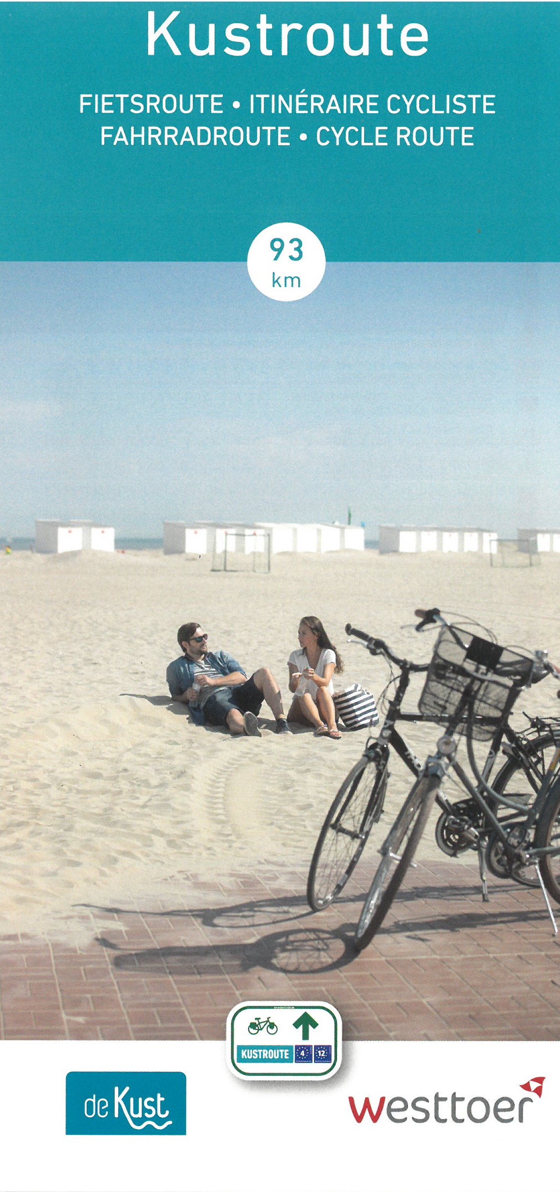 Fietskaart Kustroute Belgische Kust | NGI - Nationaal Geografisch ...