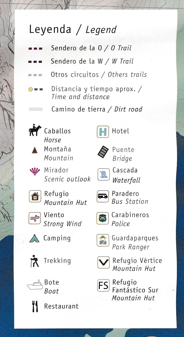 Wandelkaart Torres del Paine - Chili | Compass Chile | 9789569248337 ...