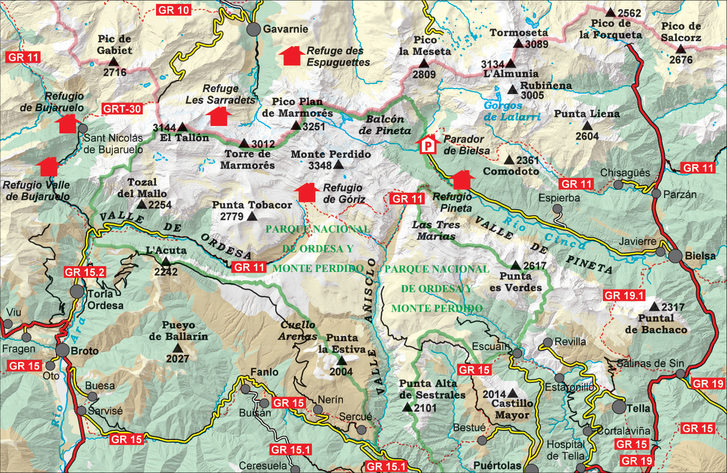 Ordesa y Monte Perdido 2 maps PN E25 | Editorial Alpina | 9788480908146 ...