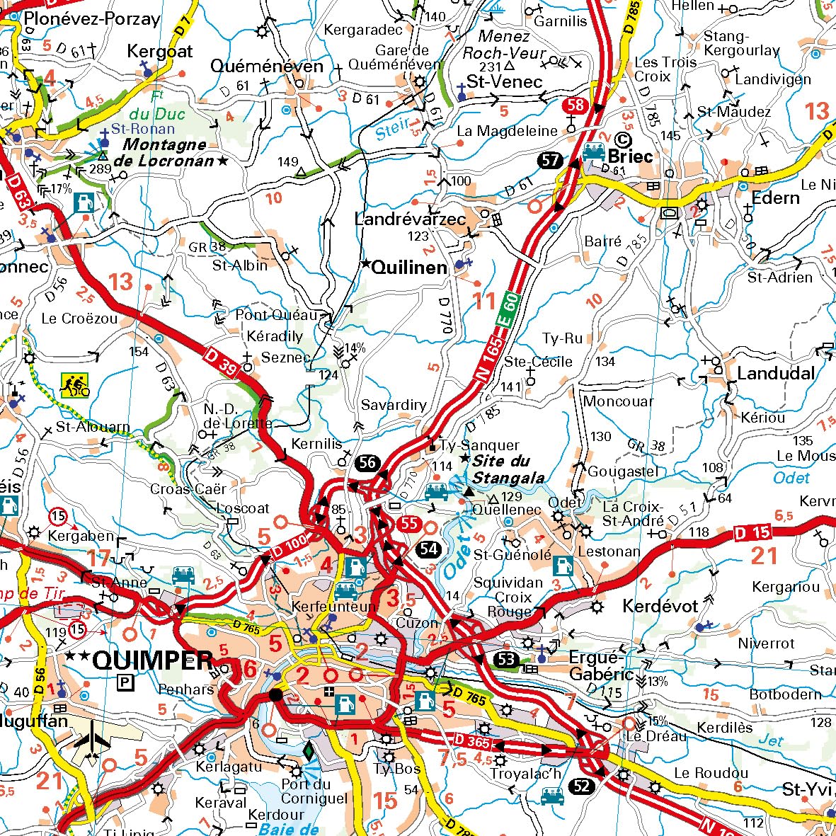 Wegenkaart - landkaart 512 Bretagne 2026 | Michelin | 9782067269248 ...