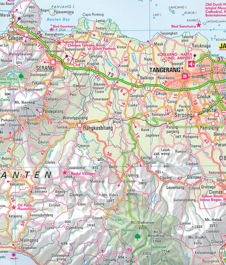 Wegenkaart - landkaart Java - Jakarta | Nelles Verlag | 9783865746955 ...