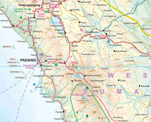 Wegenkaart - landkaart Sumatra | ITMB | 9781553415442 | Reisboekwinkel ...
