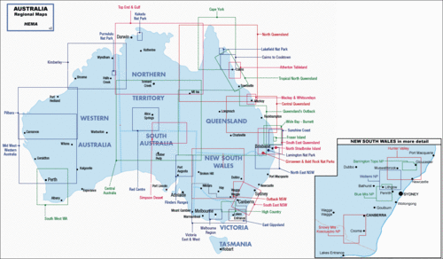 Wegenkaart - landkaart Lakefield National Park | Hema Maps ...