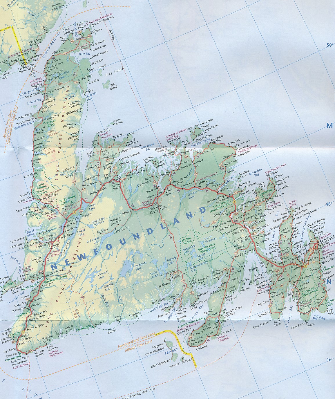 Wegenkaart - landkaart Eastern Canada | ITMB | 9781553418023 ...